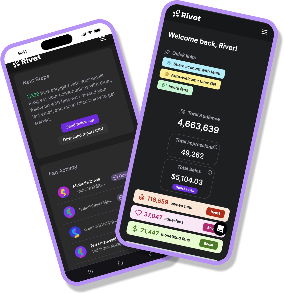 Rivet | Activate your community within minutes.